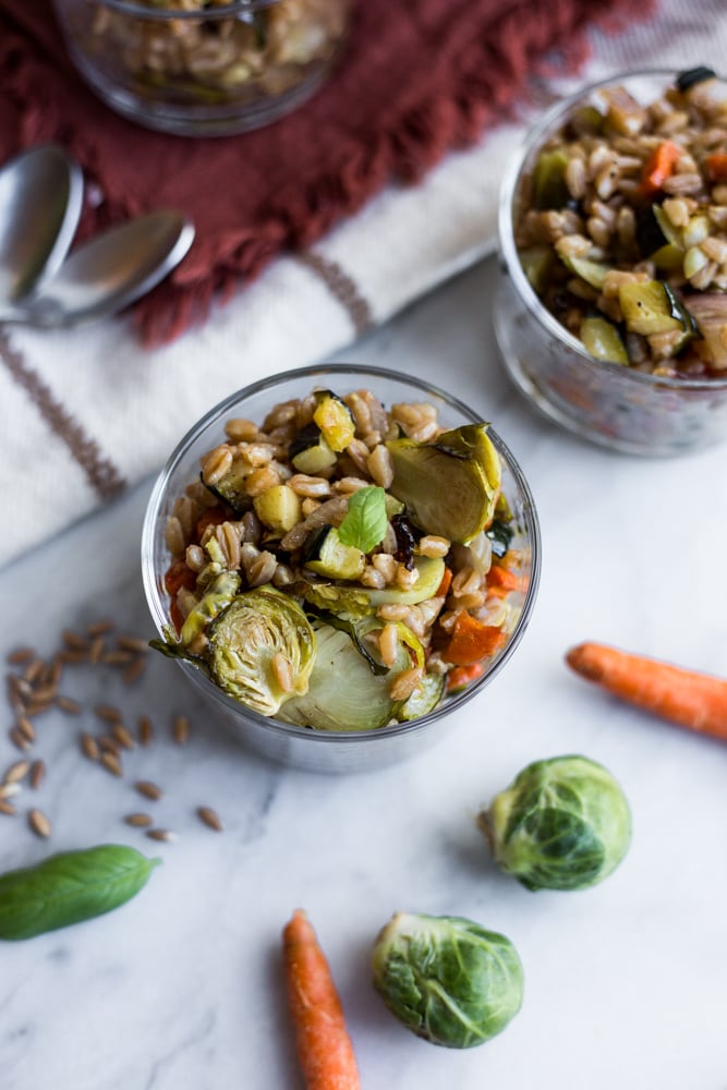 Balsamic Roasted Vegetable Farro 2.0 - So Happy You Liked It